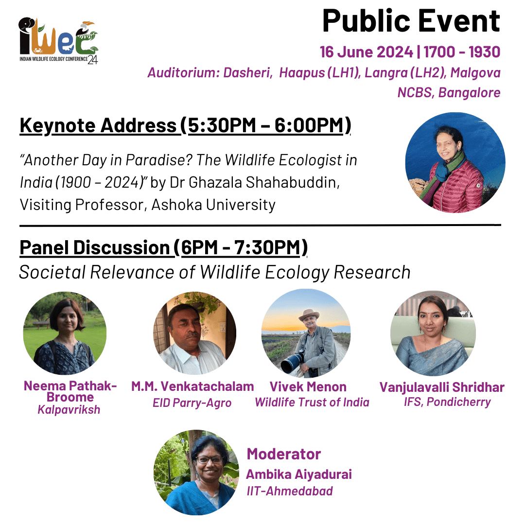 Public Event – IWEC24 – Indian Wildlife Ecology Conference 2026